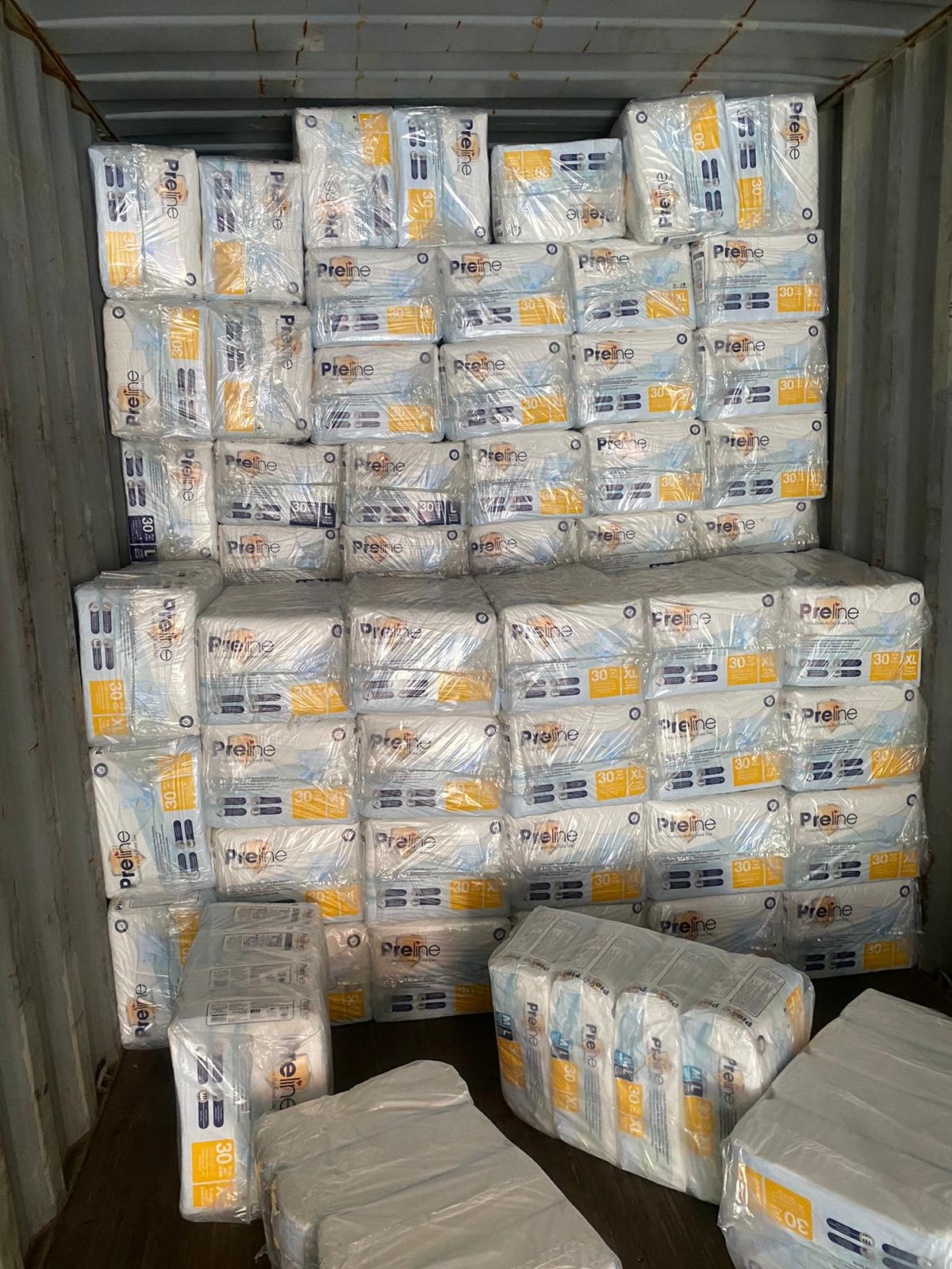 Royal Preline Baby Diapers and Adult Diapers Loading Photos